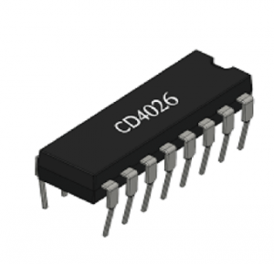 CD4026 johnson Decade Counter IC